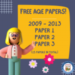 FREE AQE Papers - 2009-2013 - The Transfer Tutor